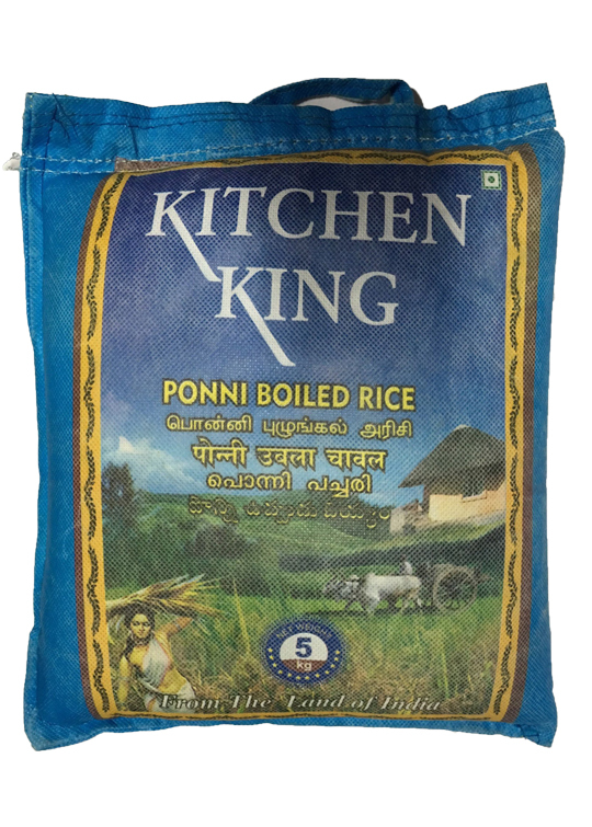 Ponni Boiled Rice 5kg - Kitchen King