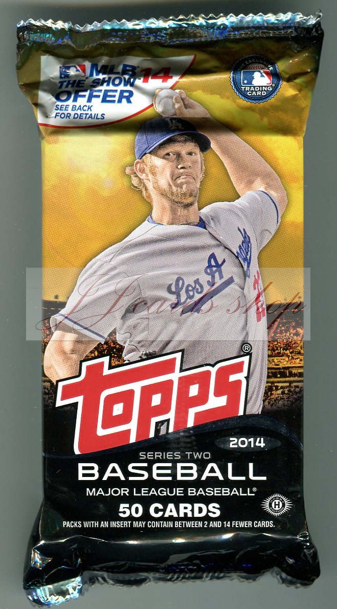 MLB 2014 Topps Series Two S2 JUMBO 正規 系列二 棒球卡 卡包