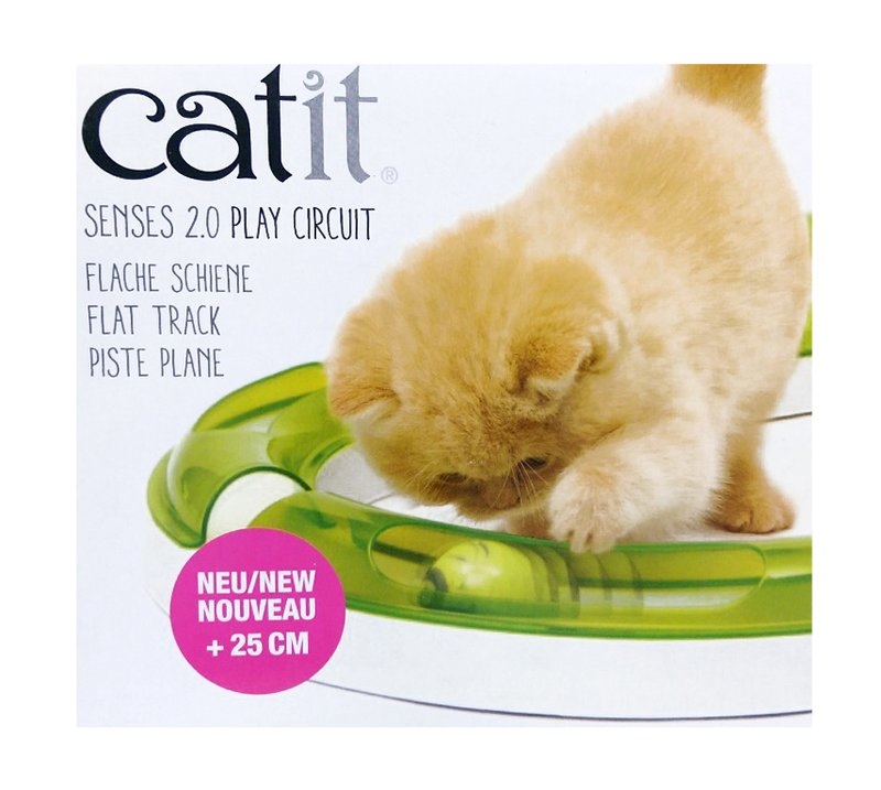 CATIT2.0 平地競速場 (CA-0041) 躲貓貓遊戲,貓遊戲 激發好奇心 捉球遊戲 貓玩具