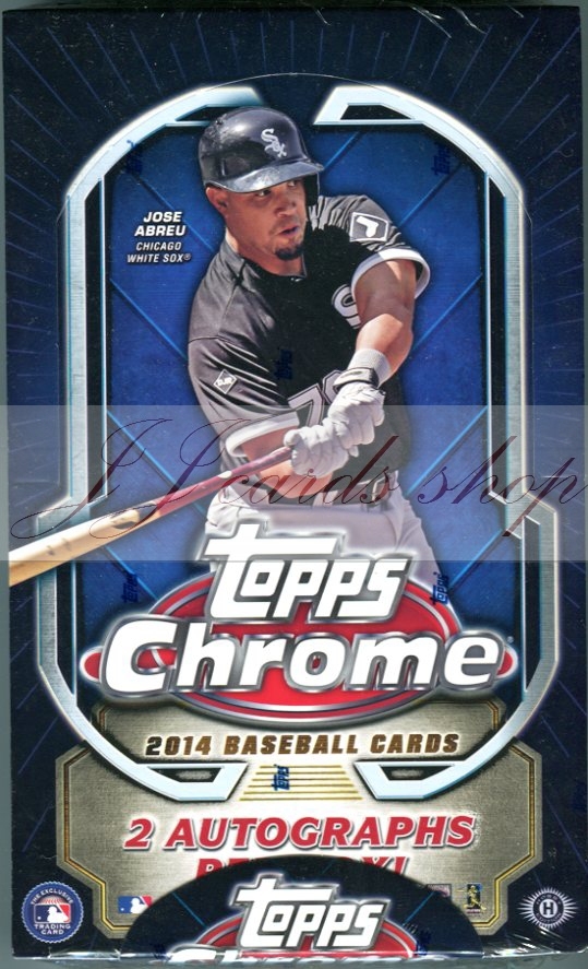 MLB 2014 Topps Chrome HOBBY 棒球卡 卡盒