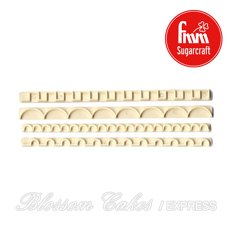 FMM Straight Frill Cutter Set 3 (Frills 9-12)