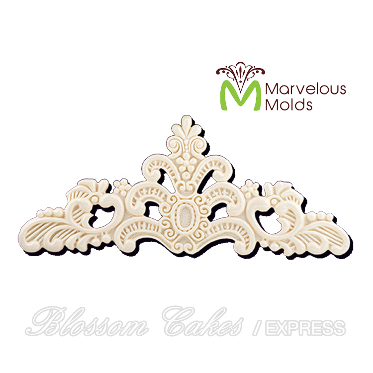 Marvelous Molds "Edna" Enhanced Lace Silicone Mold