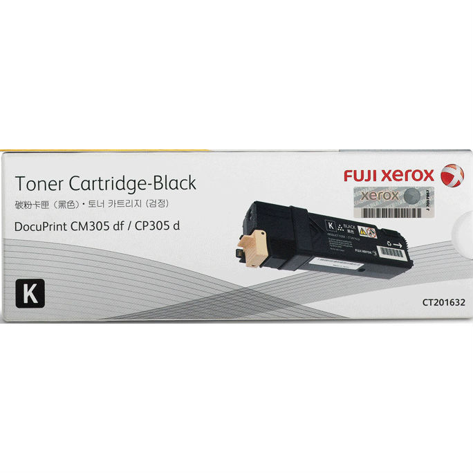 【FUJI XEROX】CT201632 (3K)原廠黑色碳粉匣 CP305/CM305