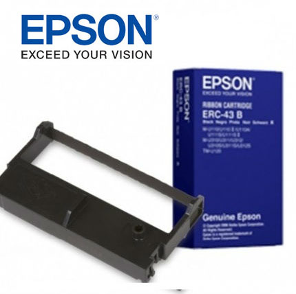 【EPSON】ERC-43B , ERC-39B 原廠色帶(適用:,43B,m-u110 ,PM330, EP