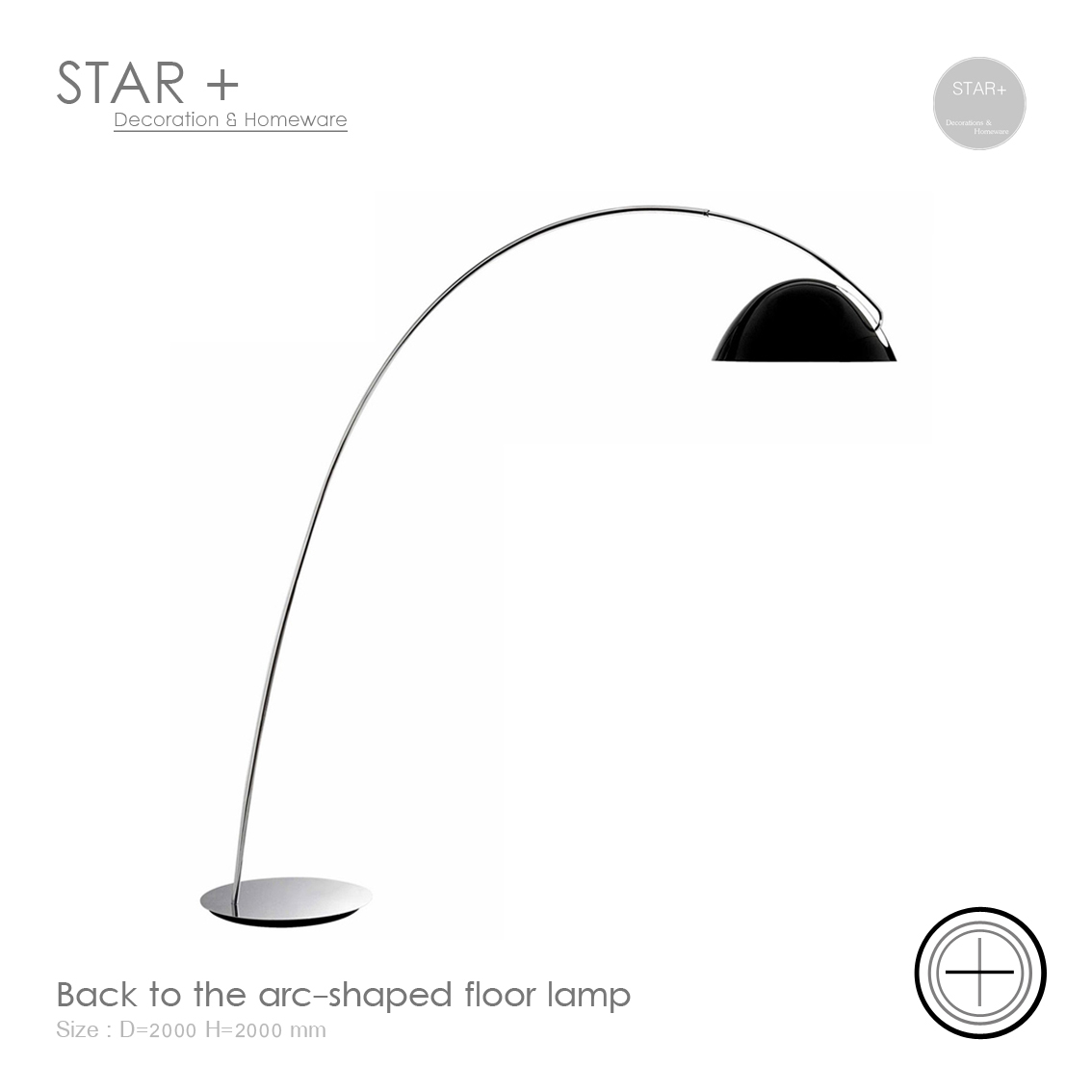 Back to the arc-shaped floor lamp