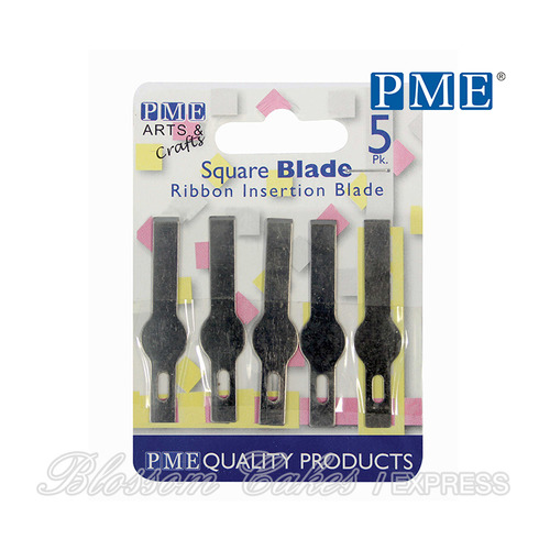 PME Square Blade/Ribbon Insertion Blade, Pack of 5