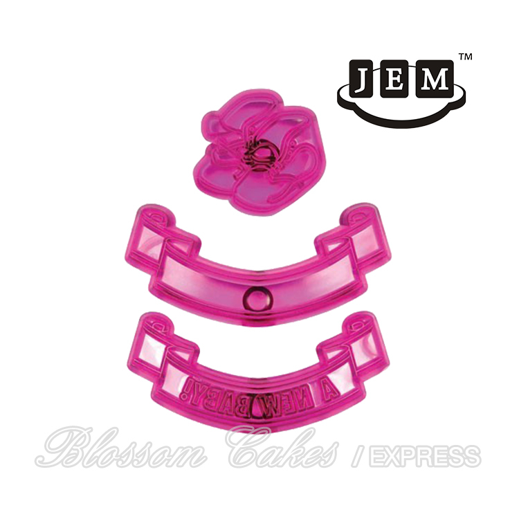 JEM Celebration Set Cutters, Set of 3