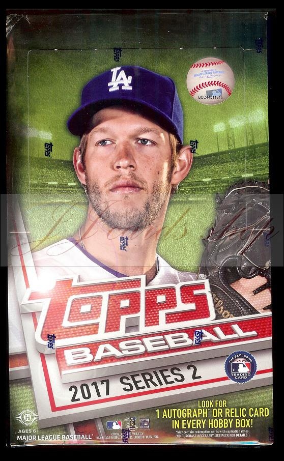 MLB 2017 Topps Series Two S2 HOBBY 正規系列 棒球卡 卡盒