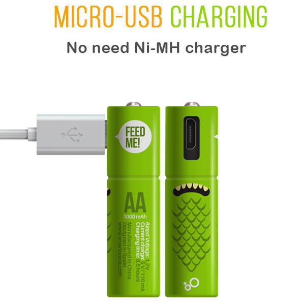 Smartoools Micro USB 環保電芯