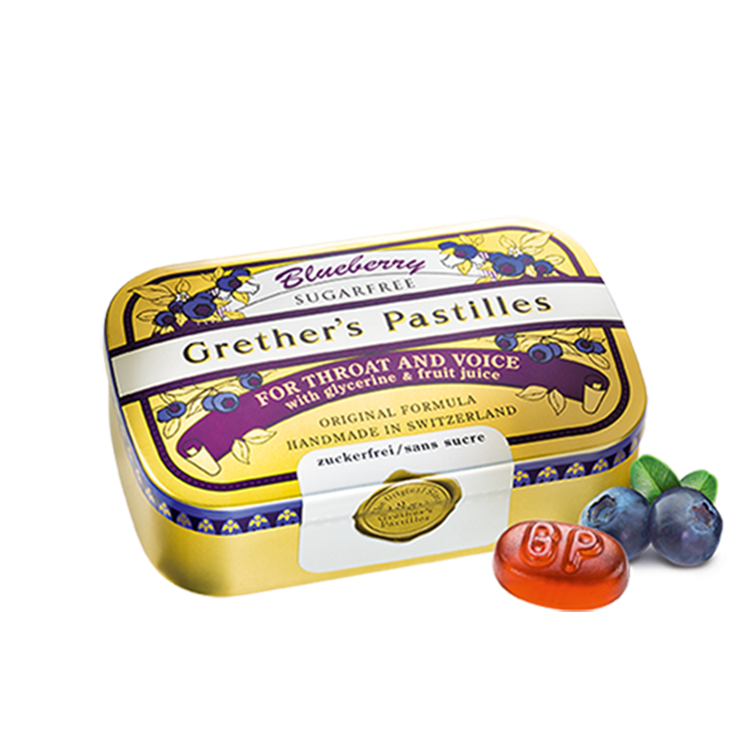 Grether's Pastilles Blueberry (Sugarfree) 110g