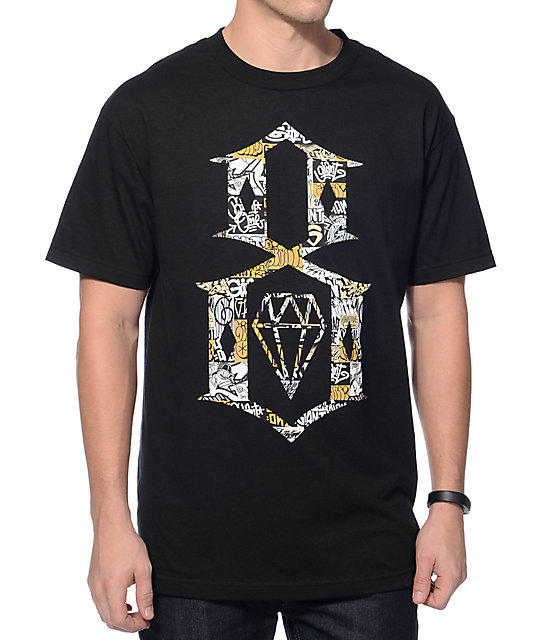 *Rebel8 Giant Collage Rebel8 Logo Tee