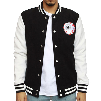 *Mishka Keep Watch Worldwide Varsity Jacket