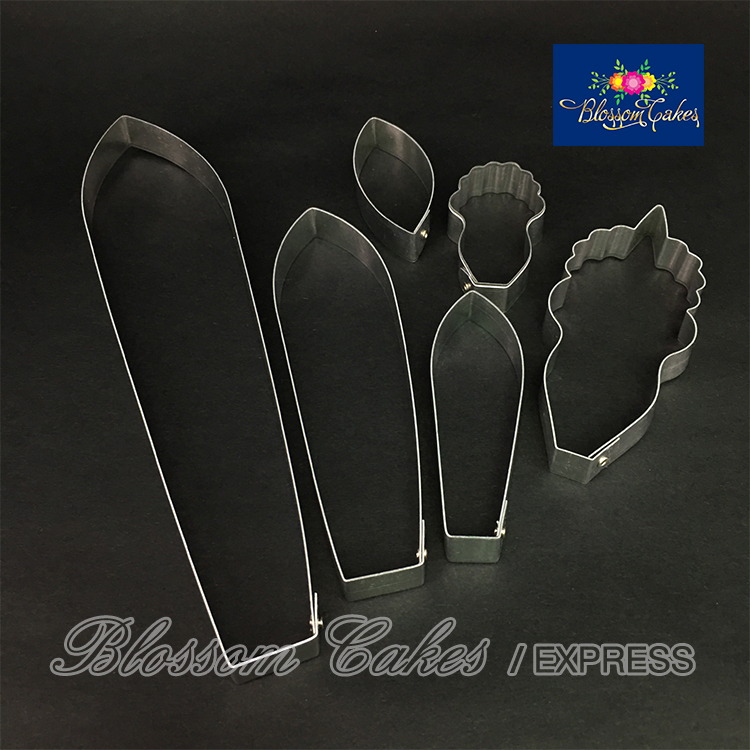 Iris Petal & Leaf Cutters, Set of 6