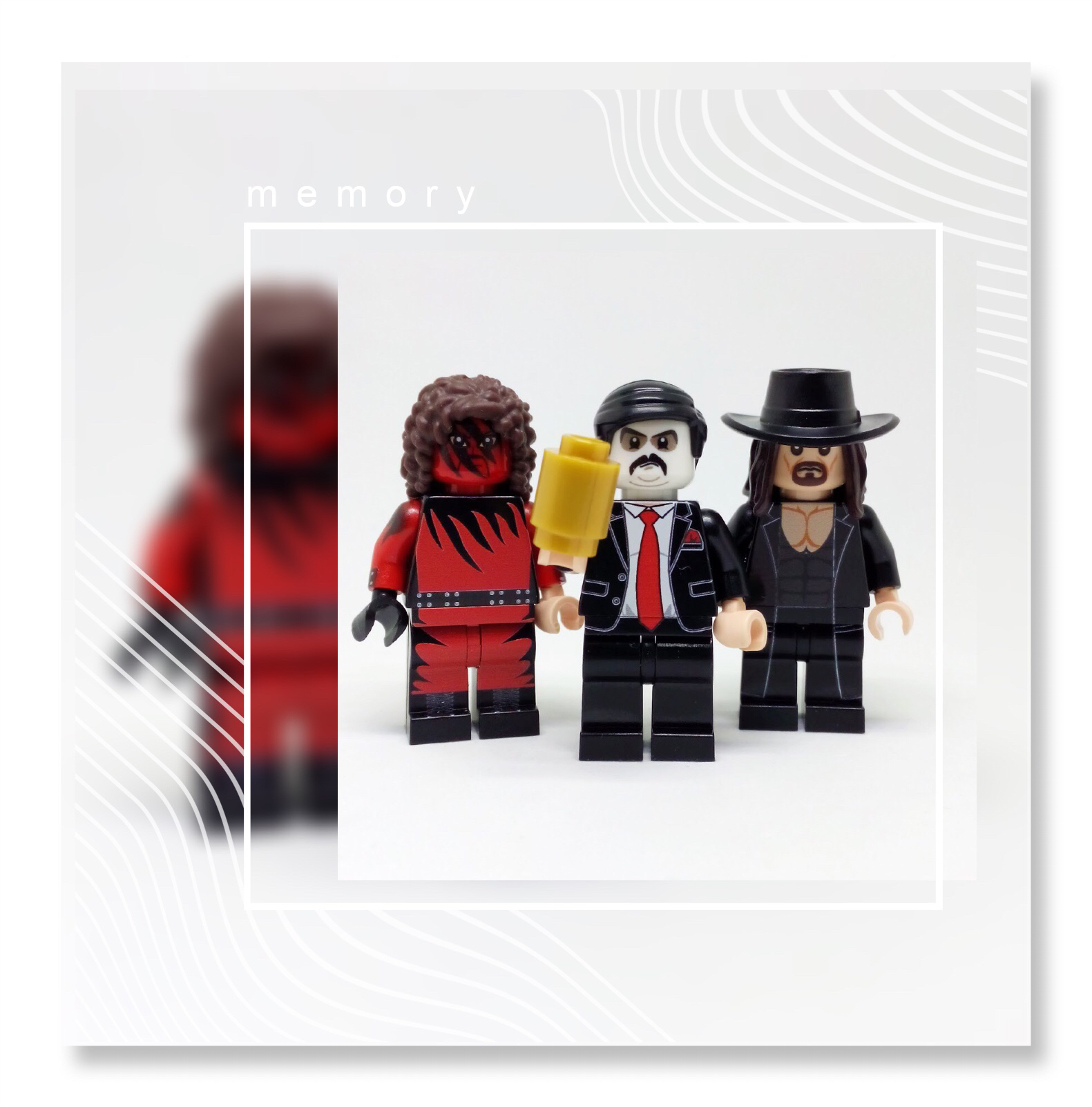 Custom Lego WWE Wrestler Minifigure
