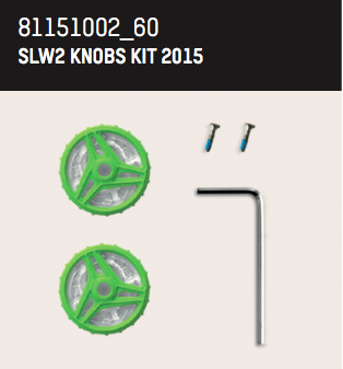 SLW2旋鈕 (綠) 單一尺碼