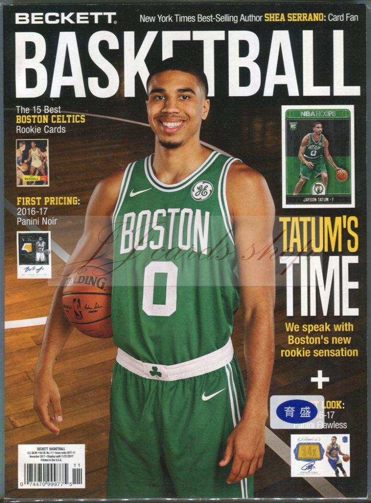 NBA Beckett Plus #302 - NOVEMBER - 2017 , 十一月號 籃球 卡書