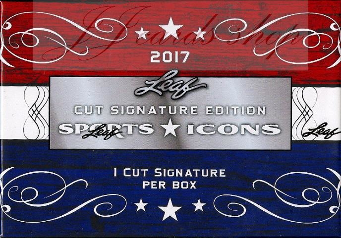 2017 Leaf Sports Icons Cut Signature 綜合運動 球員 切割簽名卡 卡盒