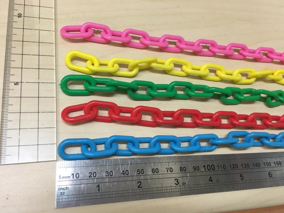 Plastic Chain 3/4" x 3mm