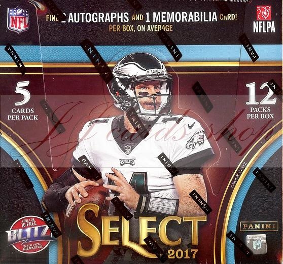 NFL 2017 Panini Select Football 精選系列 美式足球卡 卡盒