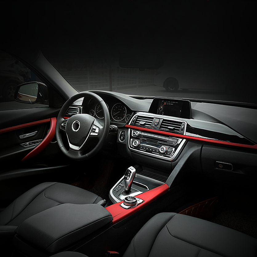 【BMW】中控排檔右側I-Drive極致觸感裝飾面版