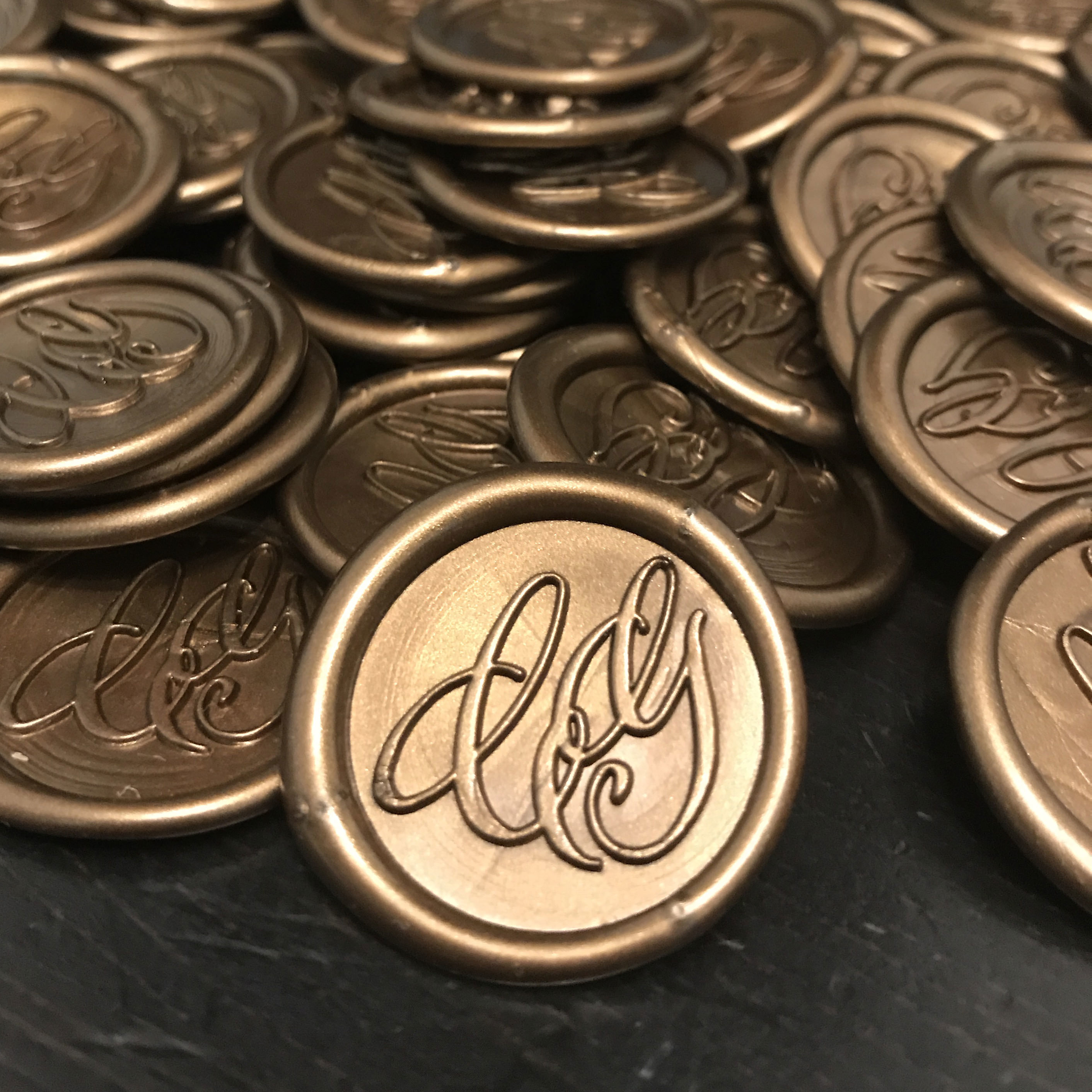 Custom made handmade wax seal stickers logo branding