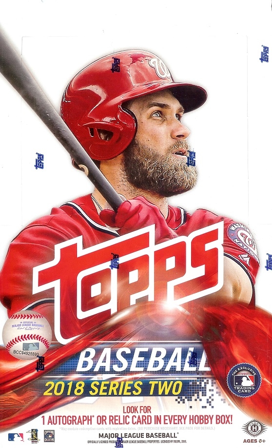 MLB 2018 Topps Series Two S2 HOBBY 正規 系列二 棒球卡 卡盒