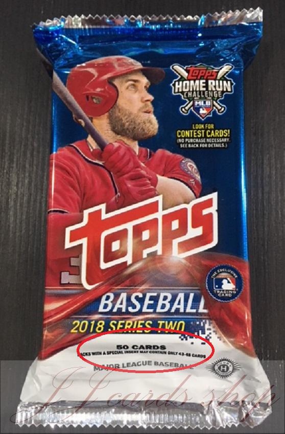 MLB 2018 Topps Series Two S2 JUMBO 正規 系列二 棒球卡 卡包