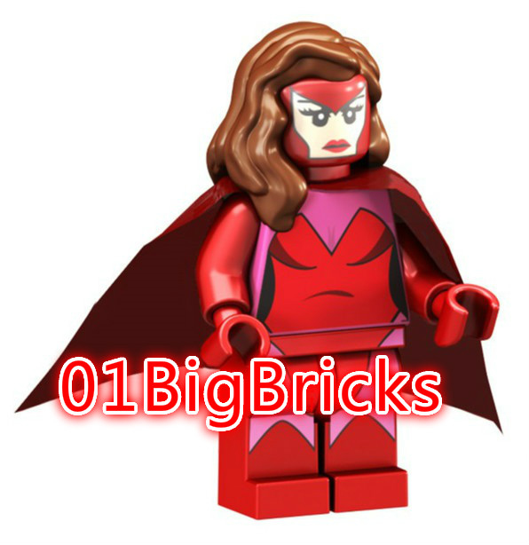 Scarlet Witch Custom Minifigure Minifigs Fit Lego P460
