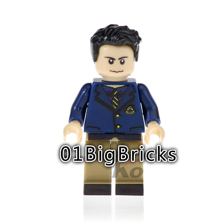 01 Big Bricks Custom Bruce Wayne Minifigure Blocks Lego