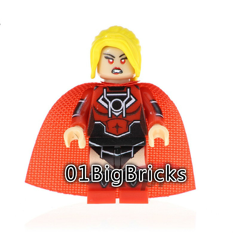 01 Big Bricks Custom Black Lante Minifigure Blocks Lego