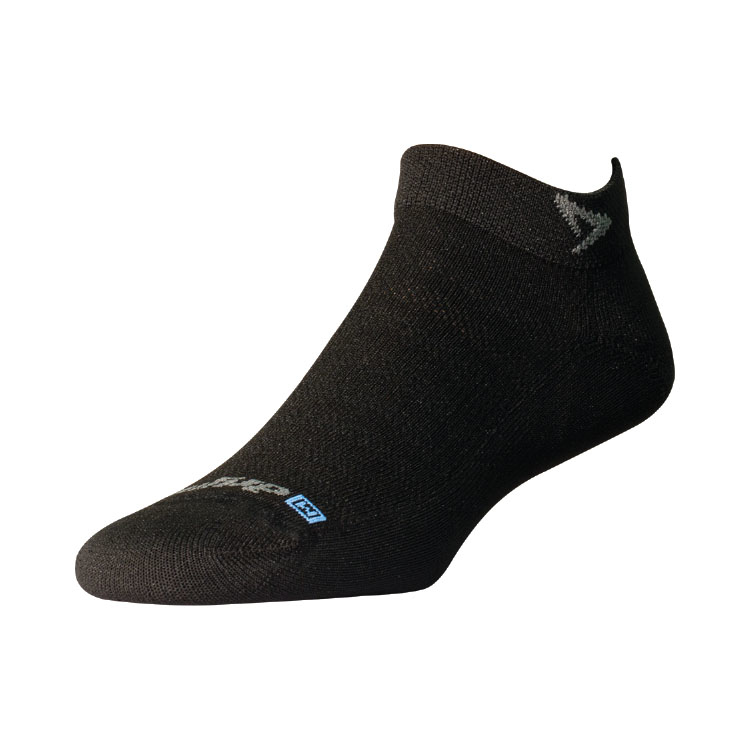 RUN | Drymax RUNNING LITE-MESH - Mini Crew - Black