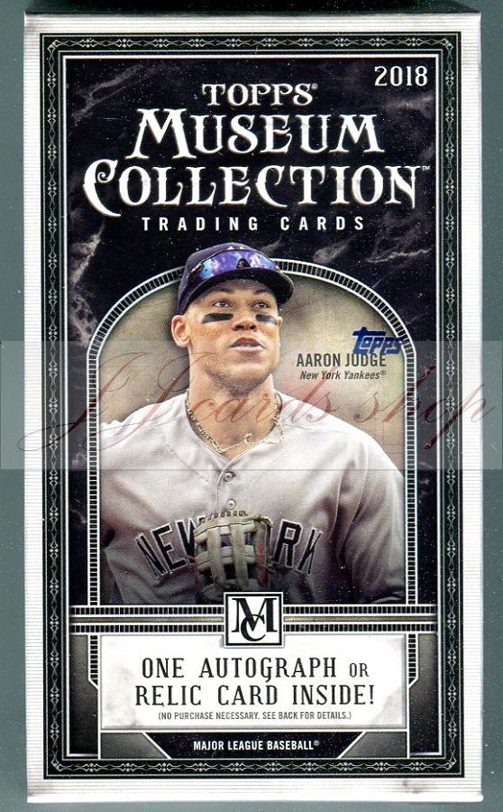 MLB 2018 Topps Museum Collection 博物館 棒球卡 卡包 ( 每包有1張 簽名卡
