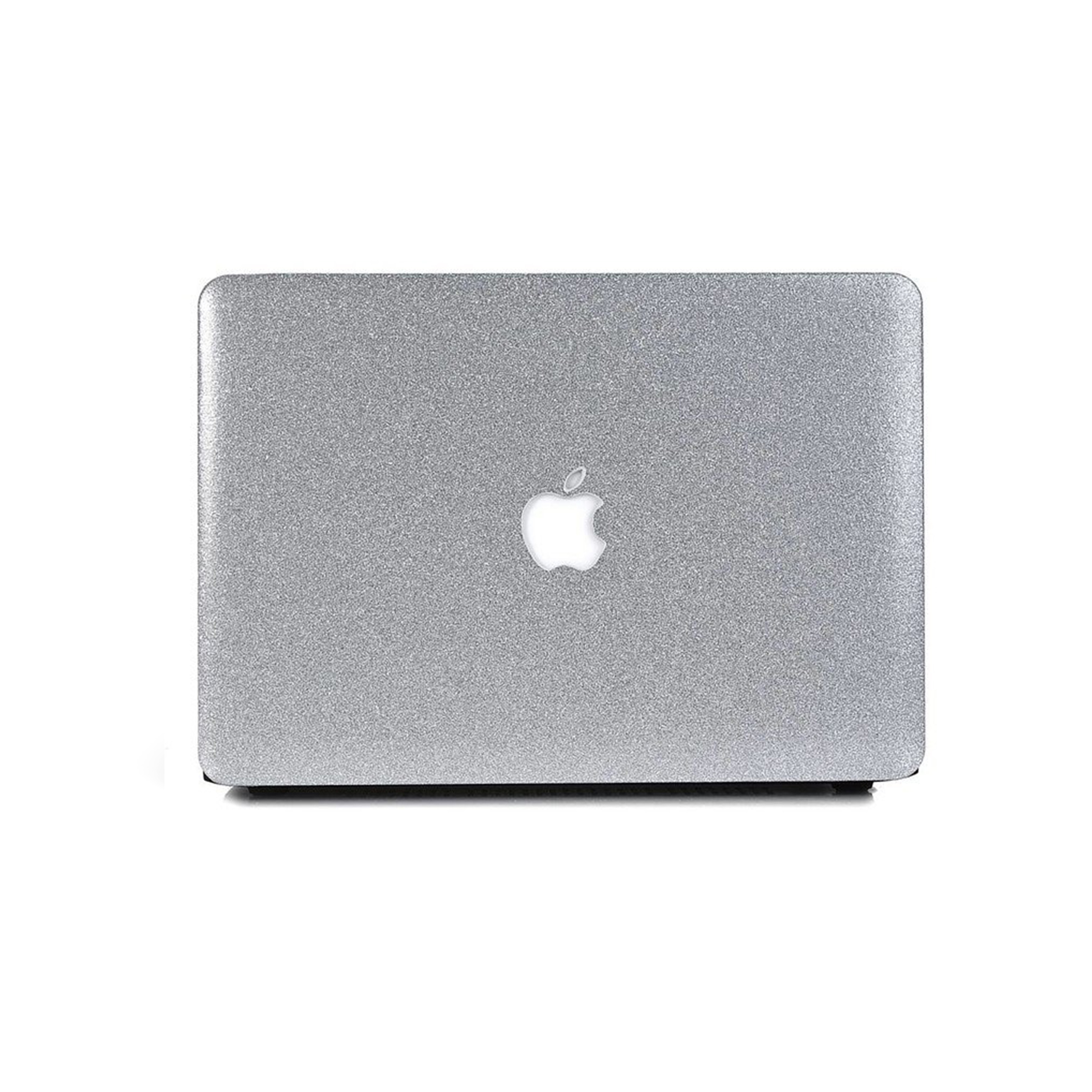 銀色閃亮皮革 MacBook 抗震防摔保護殼｜APIOU
