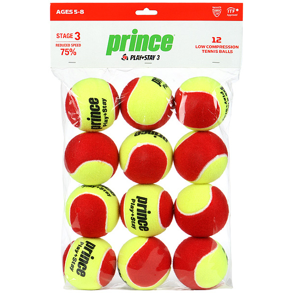Prince Play and Stage 3 Red Ball 12-ball Pack