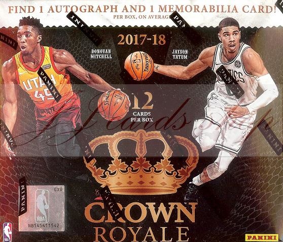 NBA 2017-18 Panini Crown Royale Basketball 皇冠系列 籃球卡 卡盒