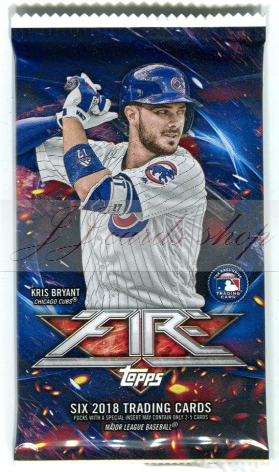 MLB 2018 Topps Fire 火力系列 美國 TARGET 通路 & 亞洲獨賣 棒球卡 卡包