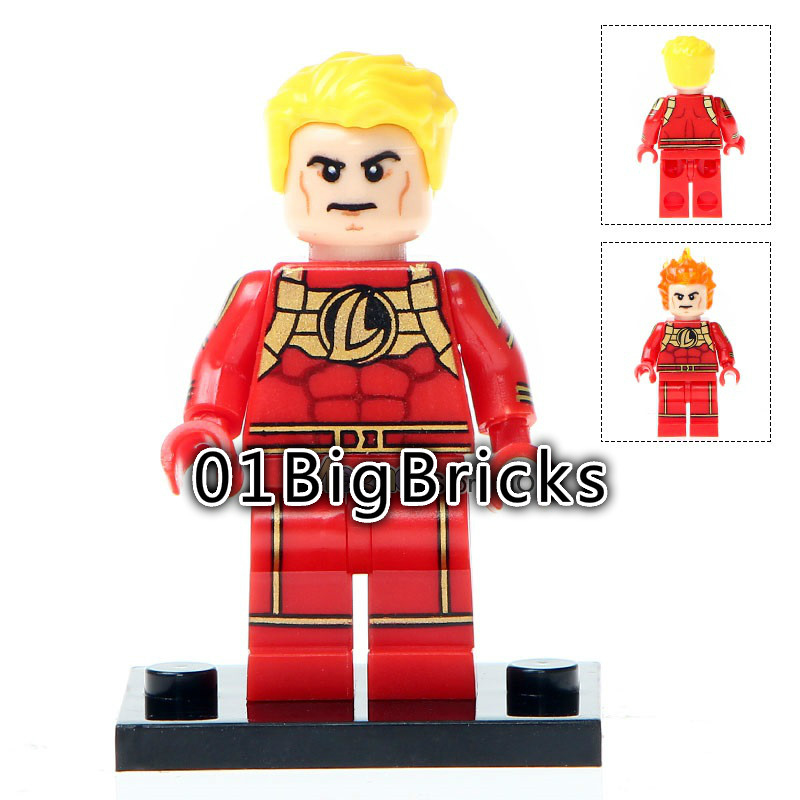 01BigBricks Classic Human Torch Minifigure Lego