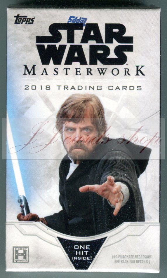 2018 Topps Star Wars Masterwork 傑作系列 星際大戰 電影收藏卡 卡包