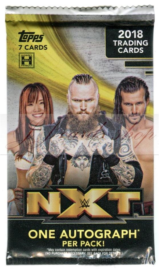 2018 Topps WWE NXT 高檔 美國職業 摔角收藏卡 卡包 ( 每包1張簽 ,包包有獎 ! )