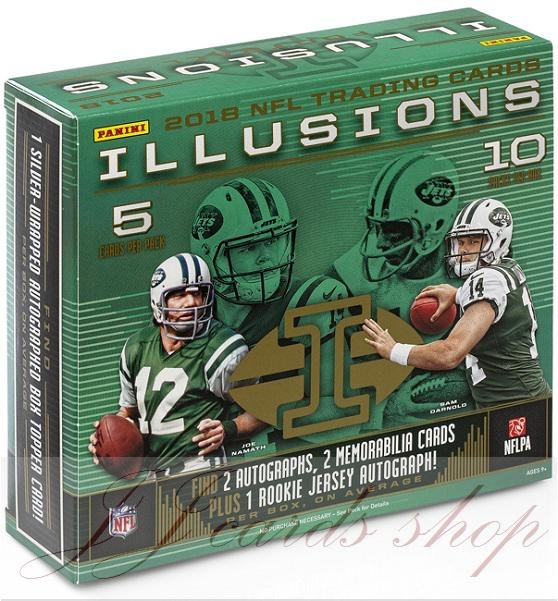 NFL 2018 Panini ILLUSIONS Football 幻覺系列 美式足球卡 卡盒