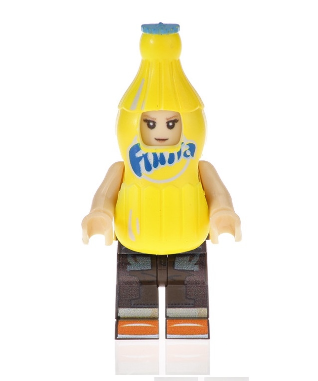 01BigBricks Custom Fanta Bottle Mascotgures Fit Lego