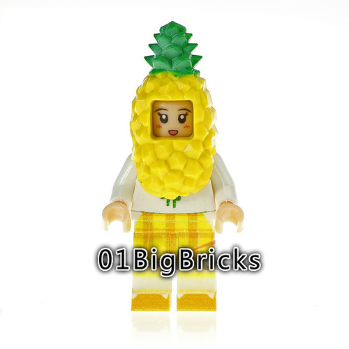 01BigBricks Custom Pineapple Masco Mascotgures Fit Lego