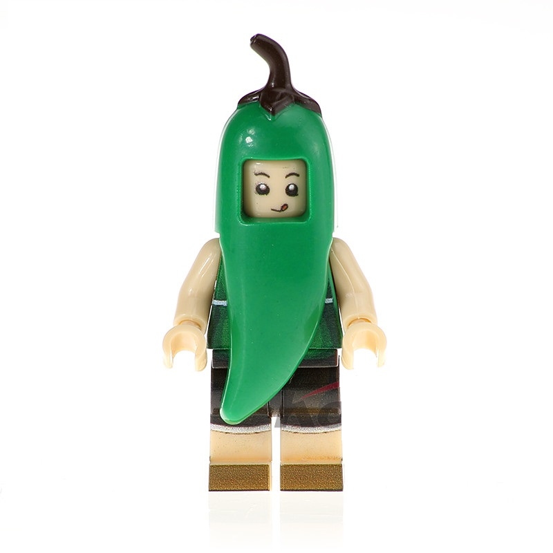 01BigBricks Custom Jalapeno Mascot Mascotgures Fit Lego