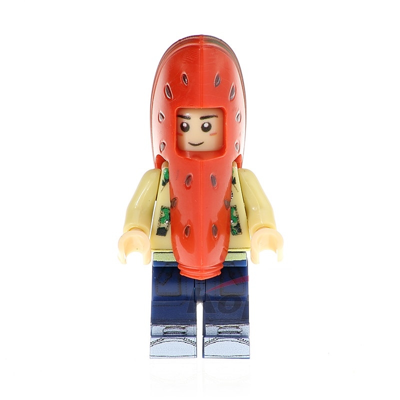 01BigBricks CustomWatermelon Masco Mascotgures Fit Lego
