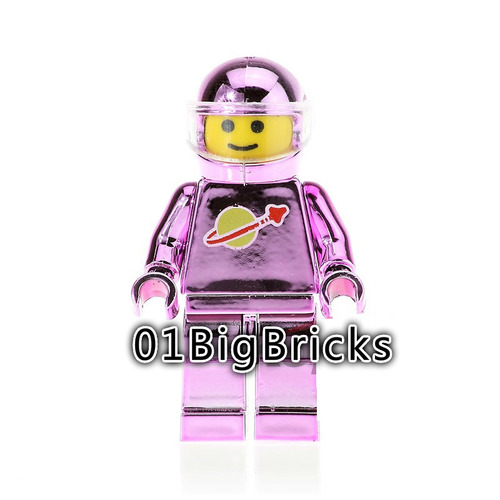 01BigBricks Custom Pink Spaceman Mascotgures Fit Lego
