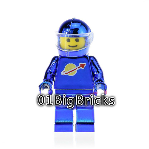 01BigBricks Custom Blue Spaceman Mascotgures Fit Lego
