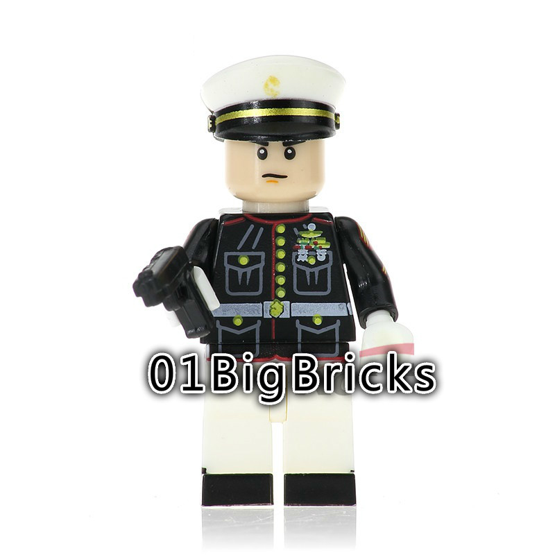 01BigBricks Custom Military Man Mascotgures Fit Lego