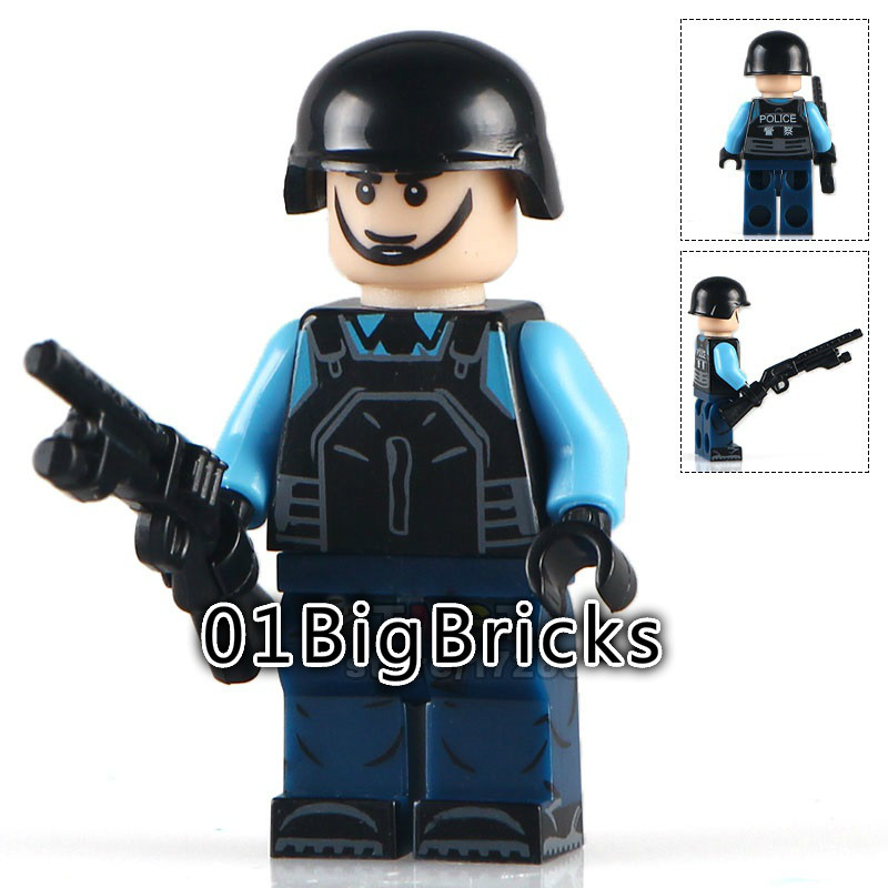 01BigBricks Custom Military Man Mascotgures Fit Lego