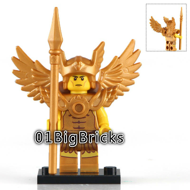 01BigBricks Custom Winged Warrior Mascotgures Fit Lego