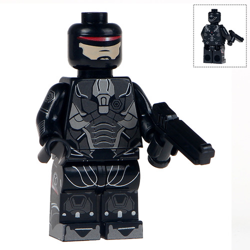 01BigBricks Custom Robocop Minifigures Fit Lego